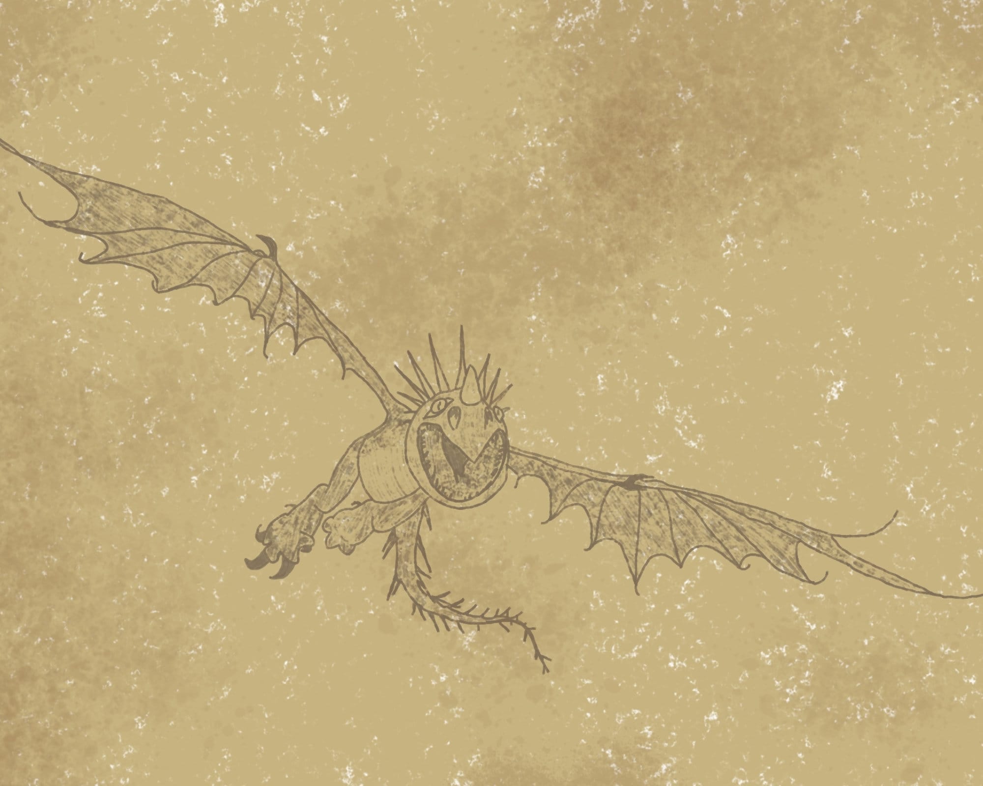 Stormfly Sketch, HTTYD Printable Artwork, Astrid Artwork - Etsy