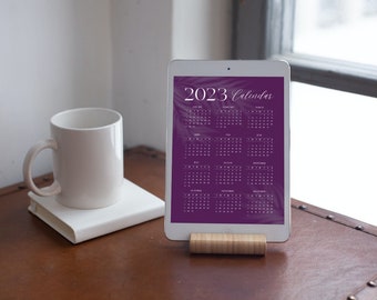 2023 Printable Calendar Landscape, Minimalist Monthly Calendar 2023 ...