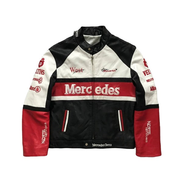Leather Race Car Jacket - Etsy