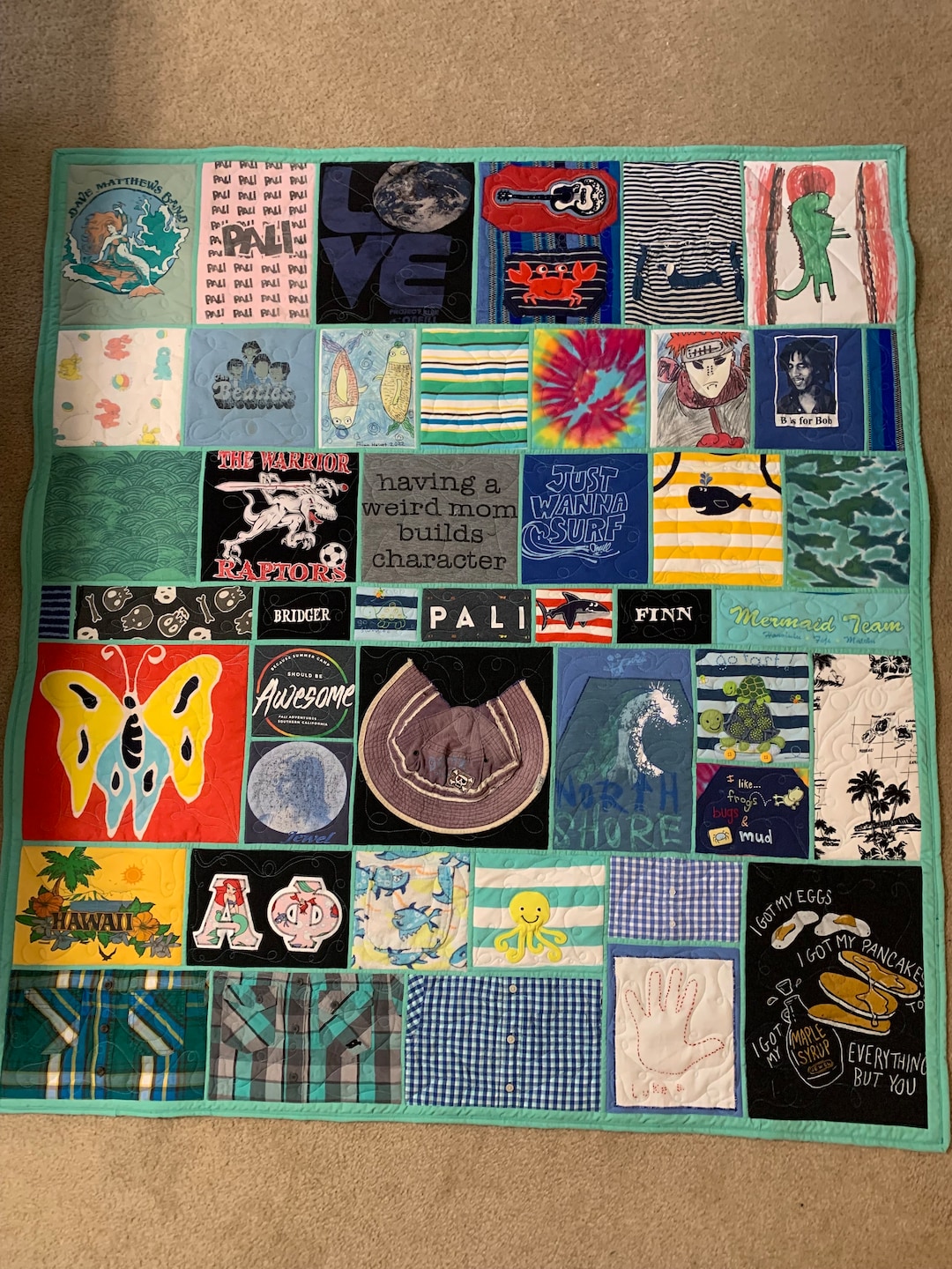 T-shirt Quilt, Graduation Memory Quilt, Custom Quilt SEE item Details ...