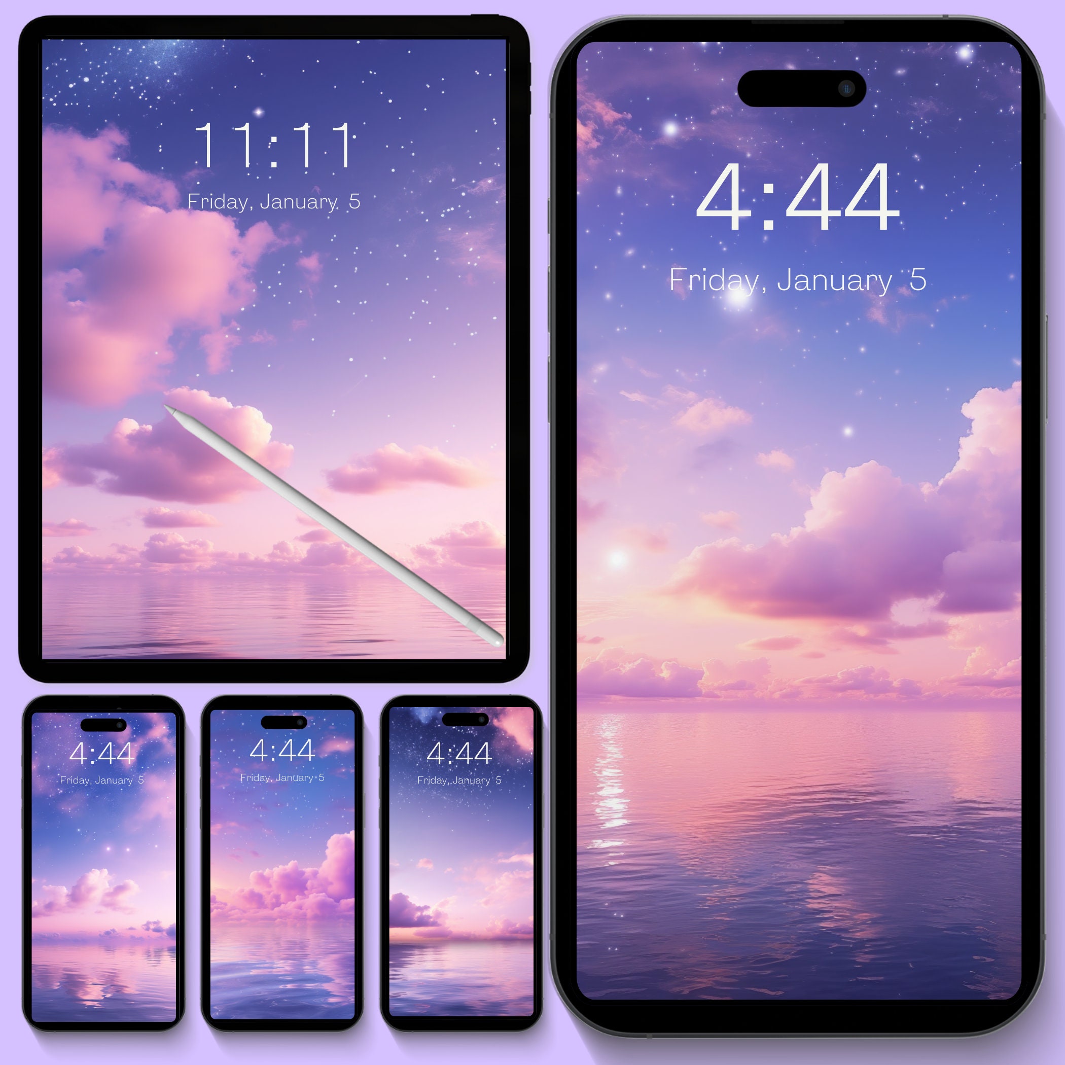 Purple Clouds iPhone Wallpaper | Phone Lockscreen | Aesthetic iPad ...