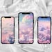 Clouds Wallpaper Cute Phone Lockscreen | Aesthetic iPad Girly Whimsical ...