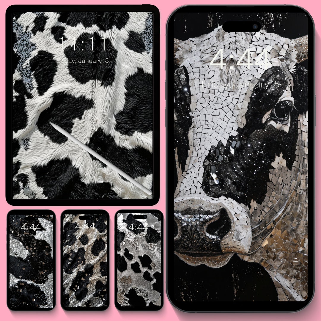 Cow Print iPhone Wallpaper | Phone Wallpaper | Aesthetic iPad Wallpaper ...
