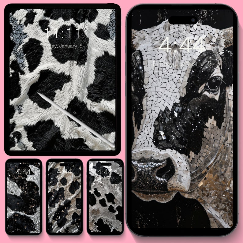 Cow Print iPhone Wallpaper | Phone Wallpaper | Aesthetic iPad Wallpaper ...