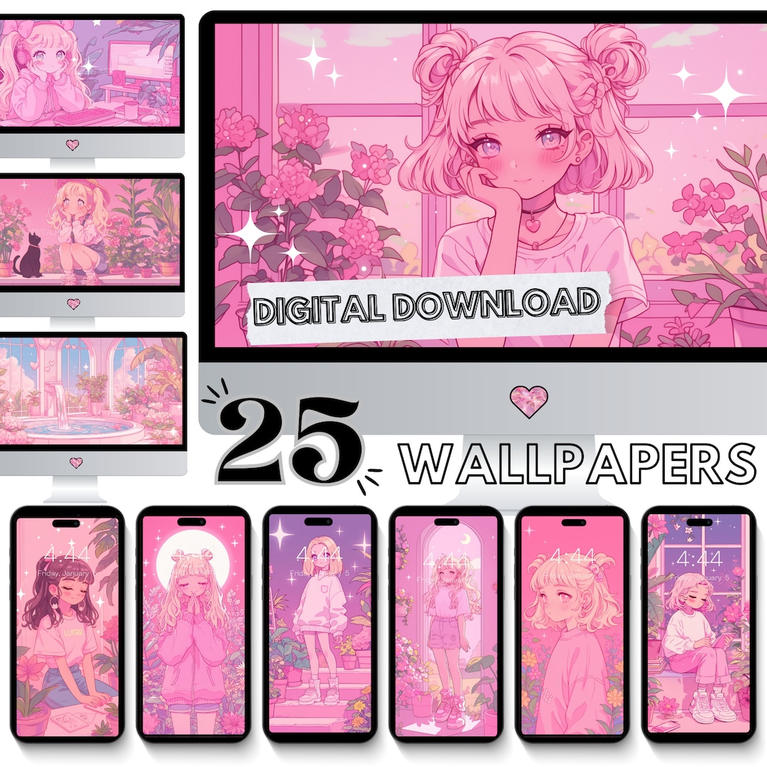 Kawaii Wallpaper Pastel Wallpaper Gamer Desktop Wallpapers Pink ...