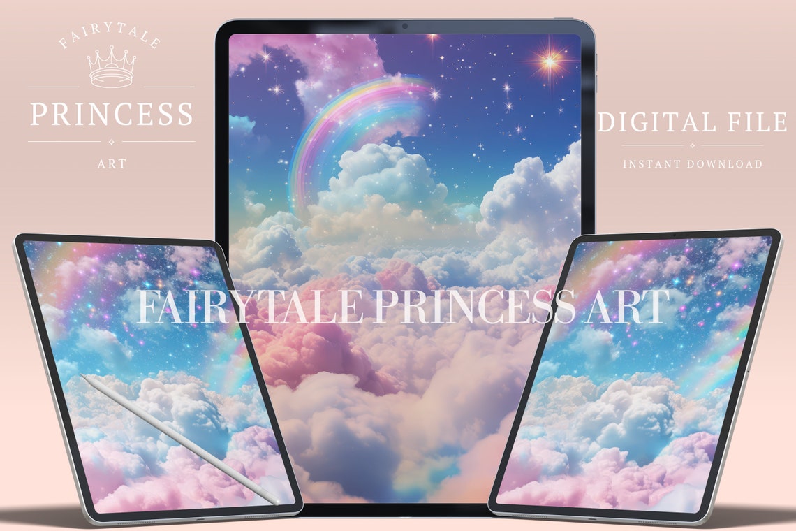 Rainbow Cloud iPhone Wallpaper | Phone Wallpaper | Aesthetic iPad ...