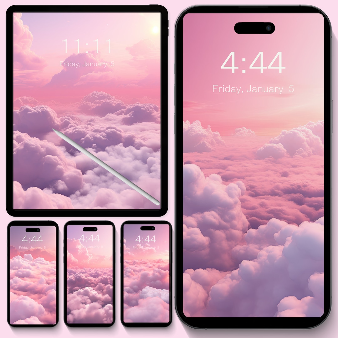 Cotton Clouds iPhone Wallpaper | Phone Lockscreen | Aesthetic iPad ...