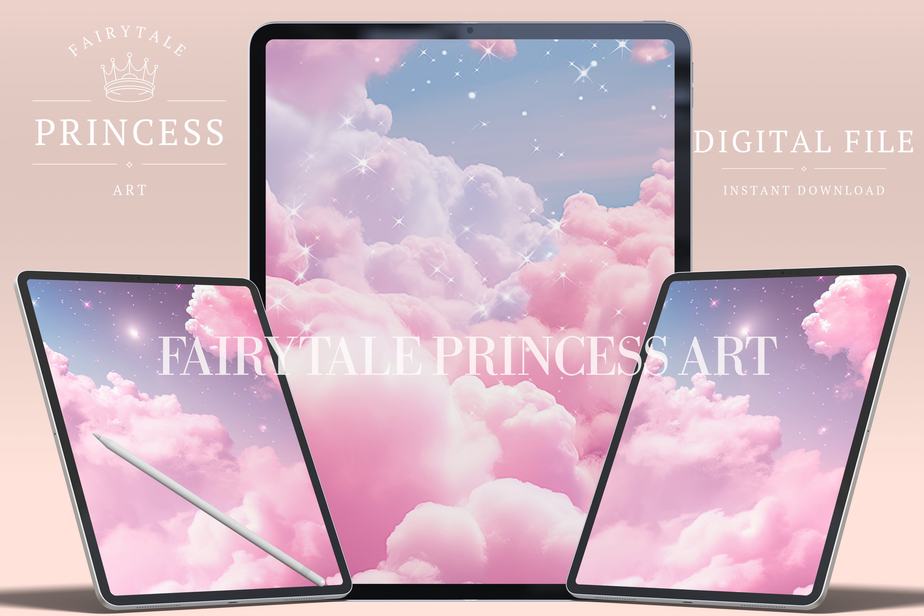 Pink Clouds iPhone Wallpaper | Phone Lockscreen | Aesthetic iPad Girly ...