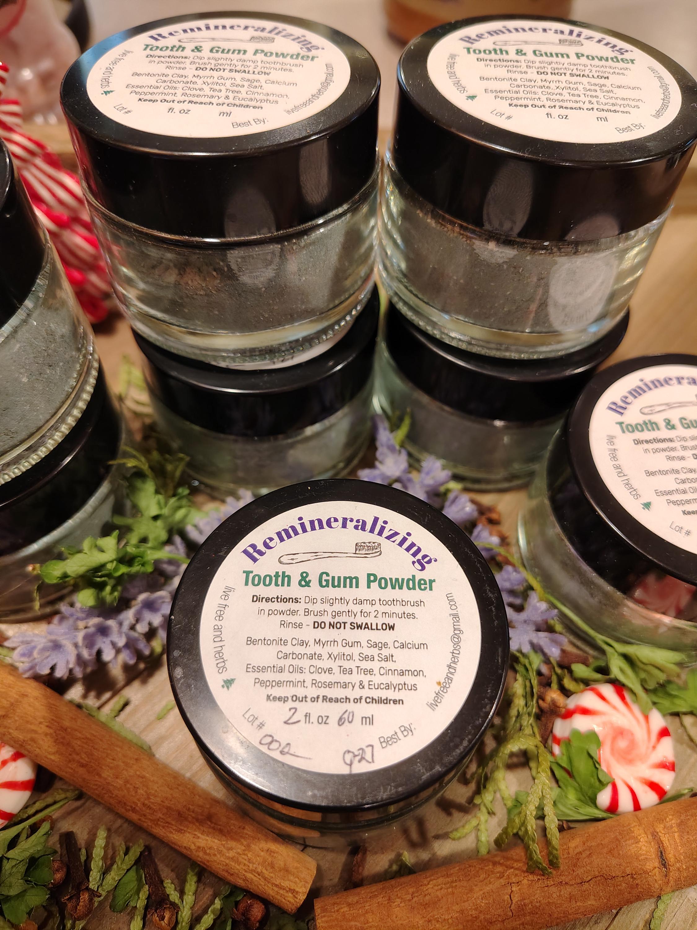 Organic Remineralizing Tooth and Gum Powder - Etsy