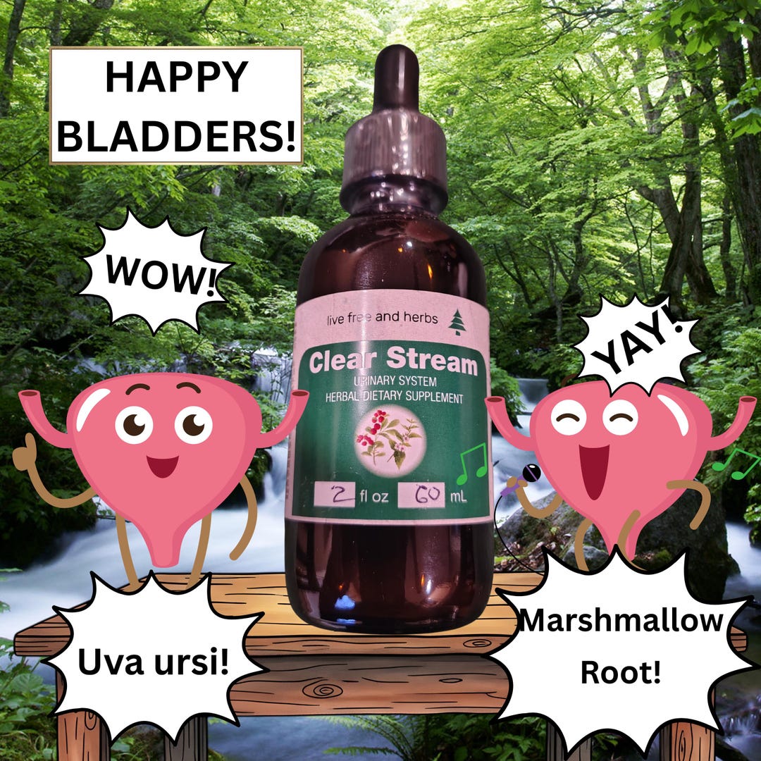 UTI Bladder Clear Stream Tincture-organic Herbs - Etsy