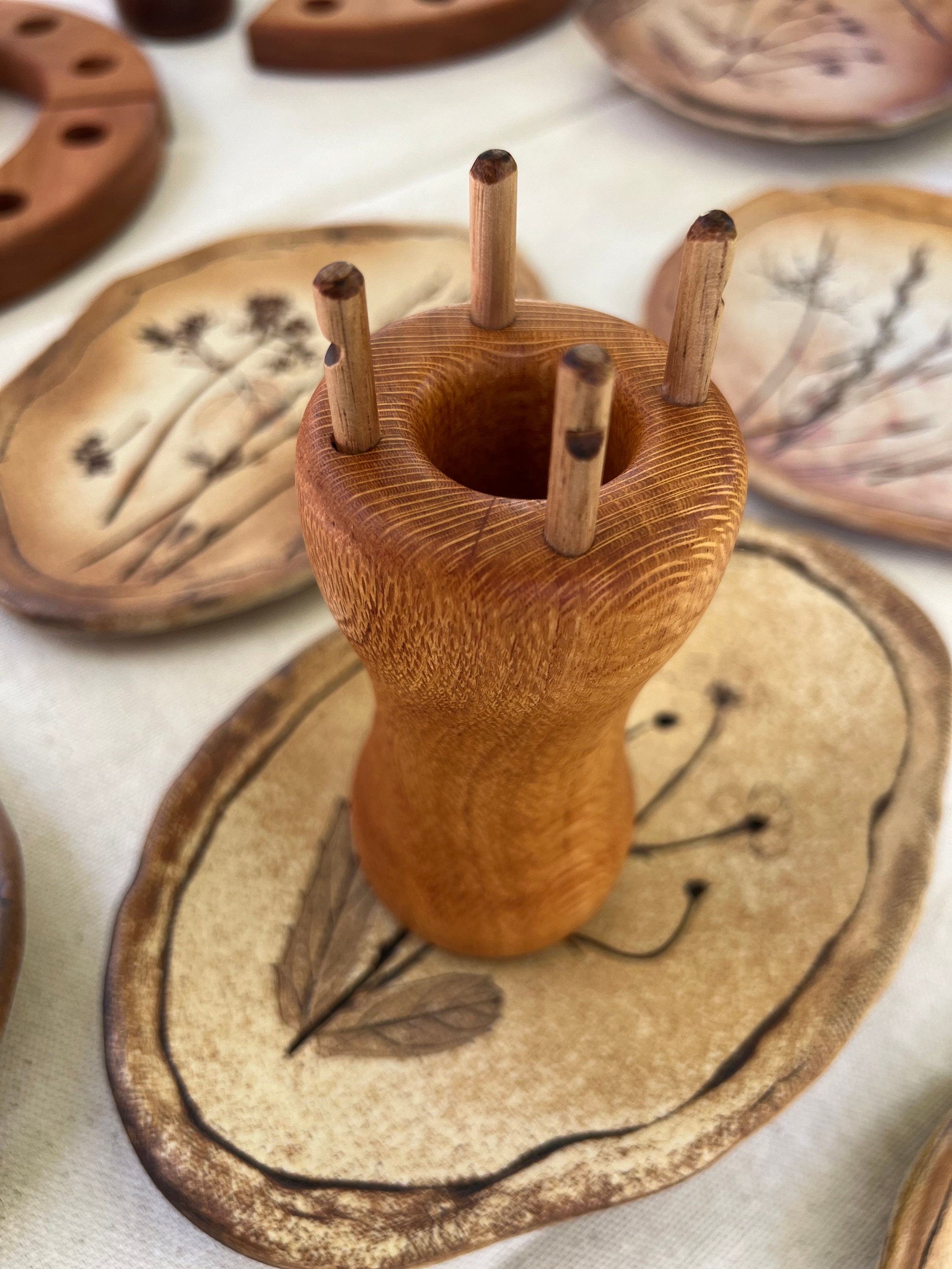 Handmade Wooden Kinder French Knitter, Knitting Nancy, Knitting Tool ...