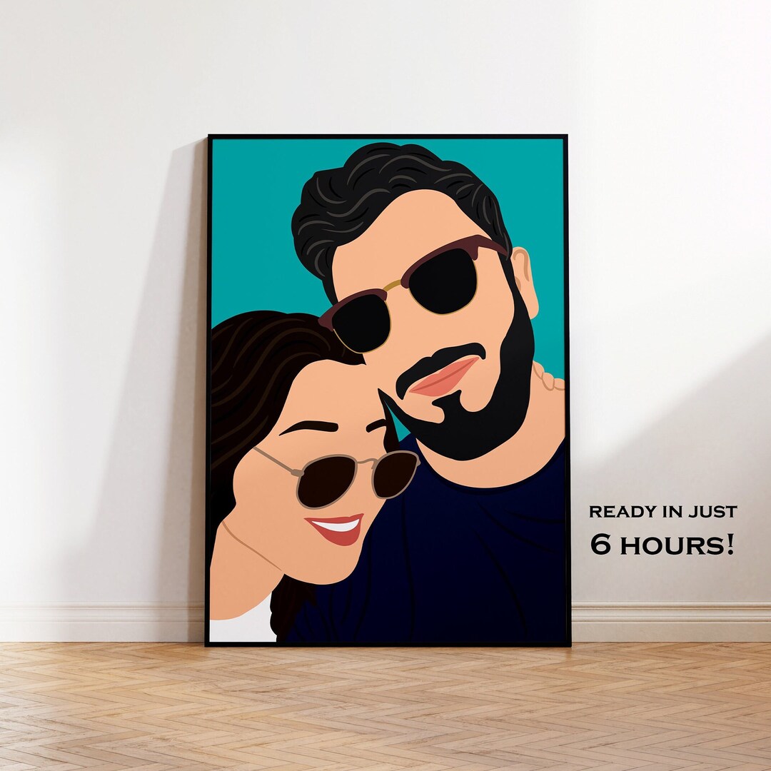 Custom Minimalist Faceless Portrait, Family Faceless Portrait, Faceless ...