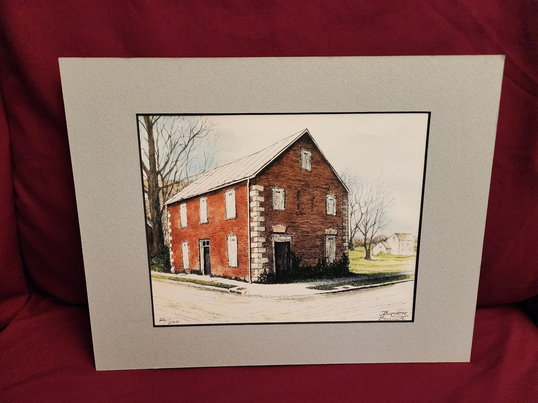 The Fielding Lewis Store A Fredericksburg View Prints of Historic ...