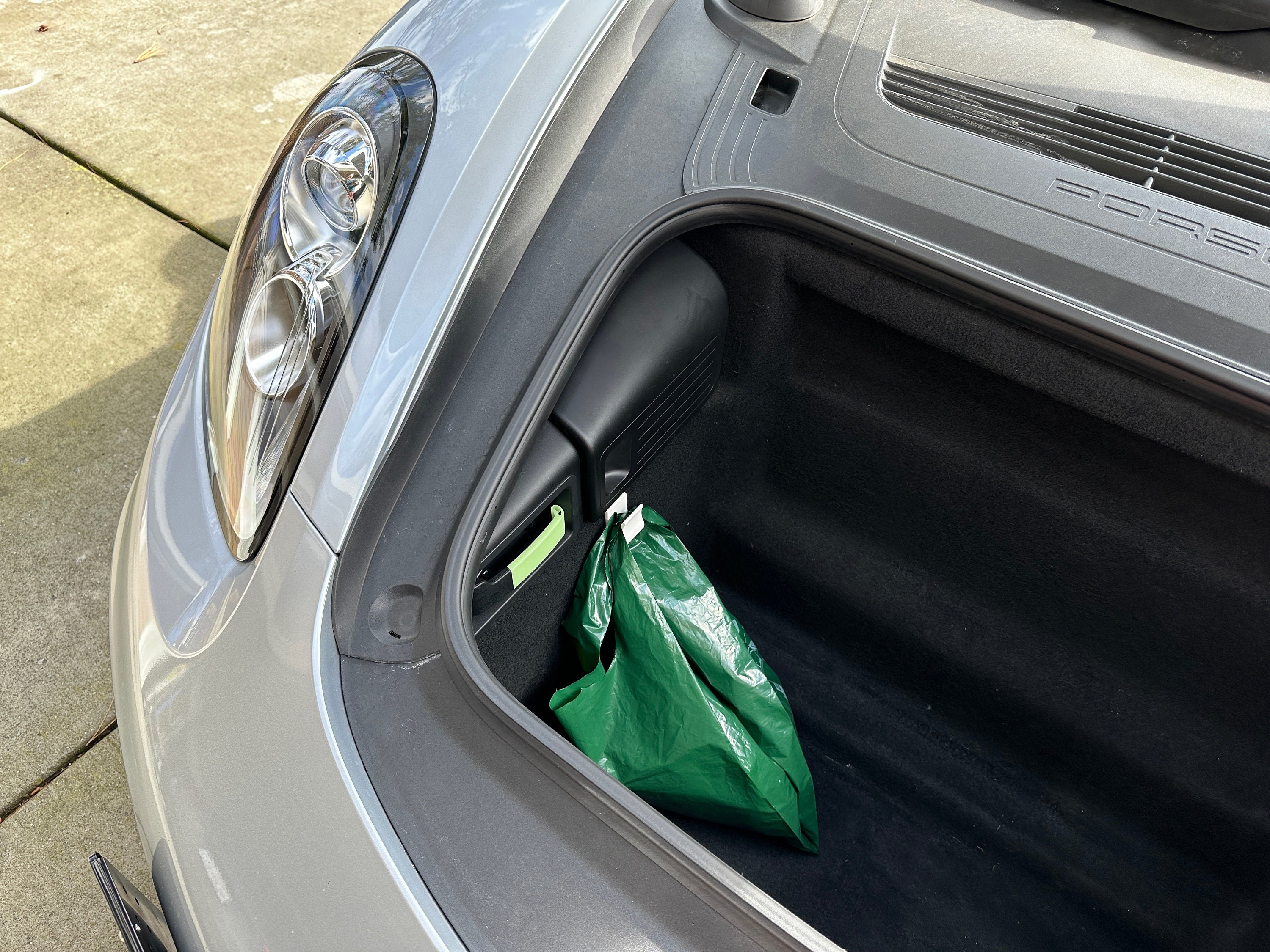 Porsche Frunk Grocery Bag Hook - 981, 718, 991 - Etsy