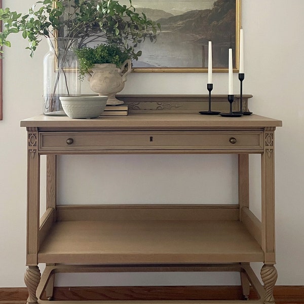 Antique Oak Server - Etsy