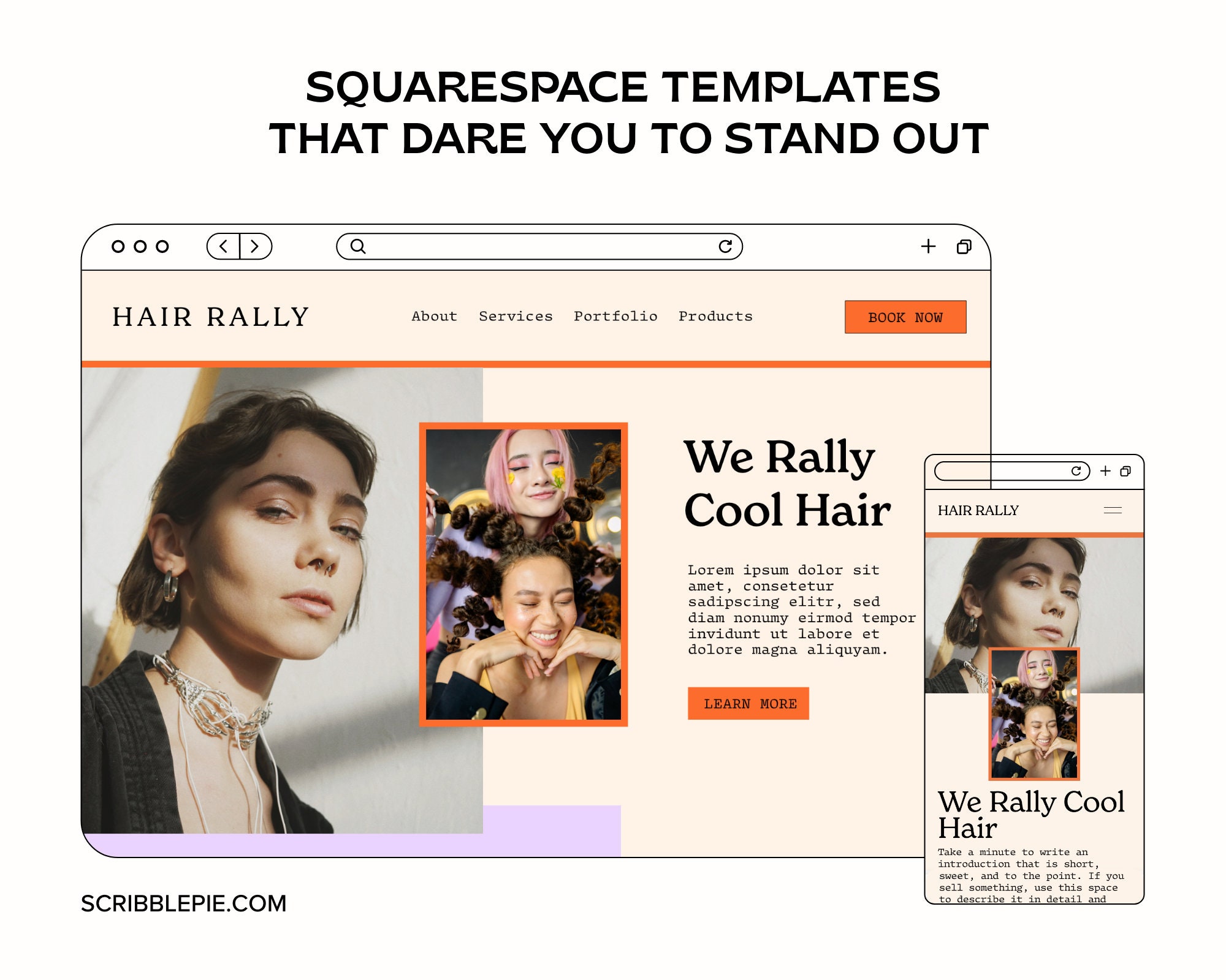 Squarespace 7.1 Website Template | Scribblepie | Beautiful, Vibrant ...