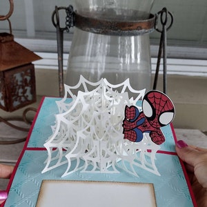 Spiderman Pop up Birthday Card: Handmade 3D Spidey Card - Etsy