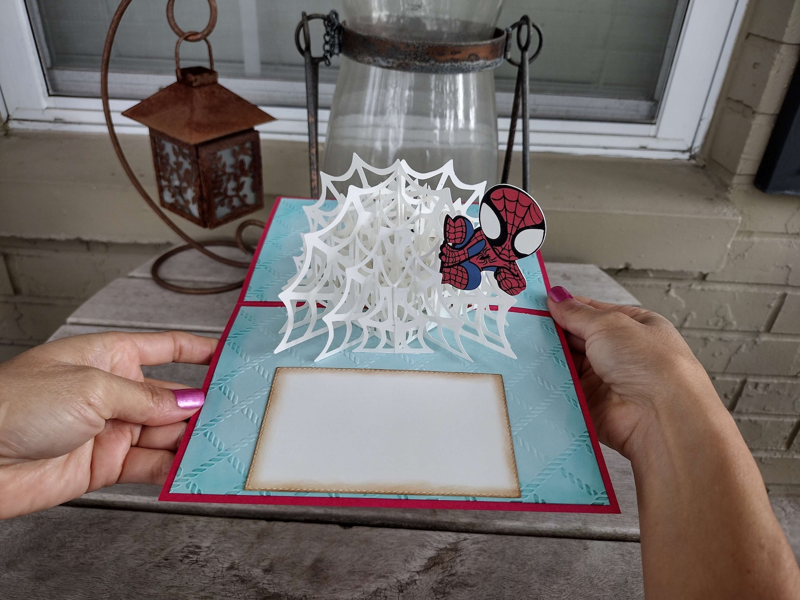 Spiderman Pop up Birthday Card: Handmade 3D Spidey Card - Etsy