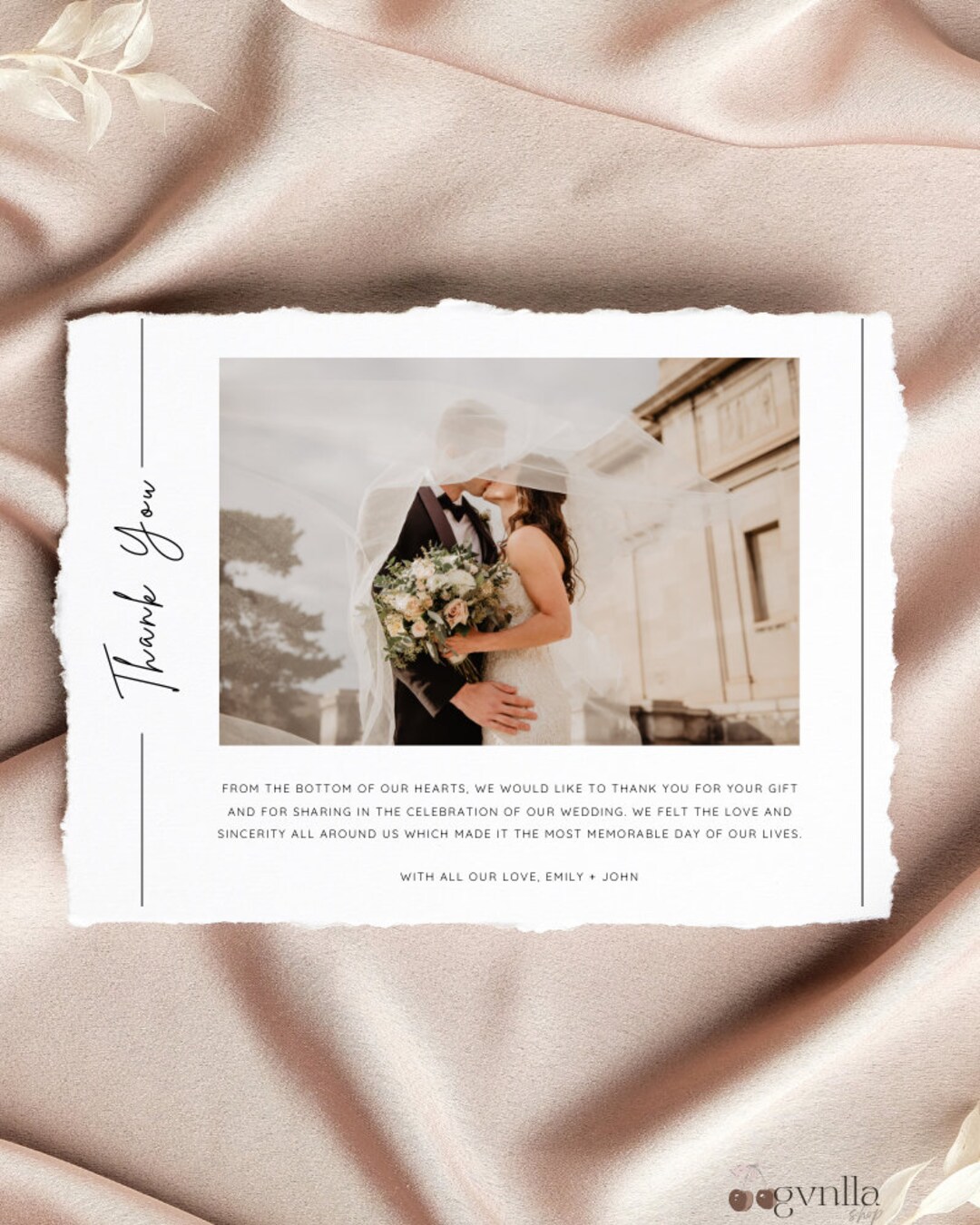 Wedding Thank You Cards, Wedding Thank You Notes, Wedding Thank You ...