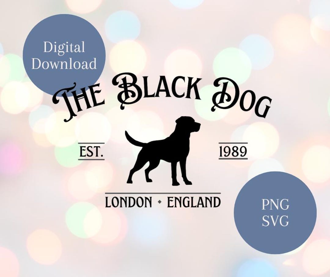 The Black Dog TTPD Digital File - Etsy