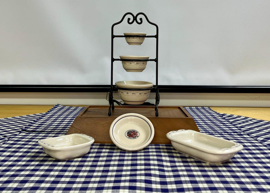 Longaberger Collectors Club Miniature Pottery, Miniature Mixing Bowl ...