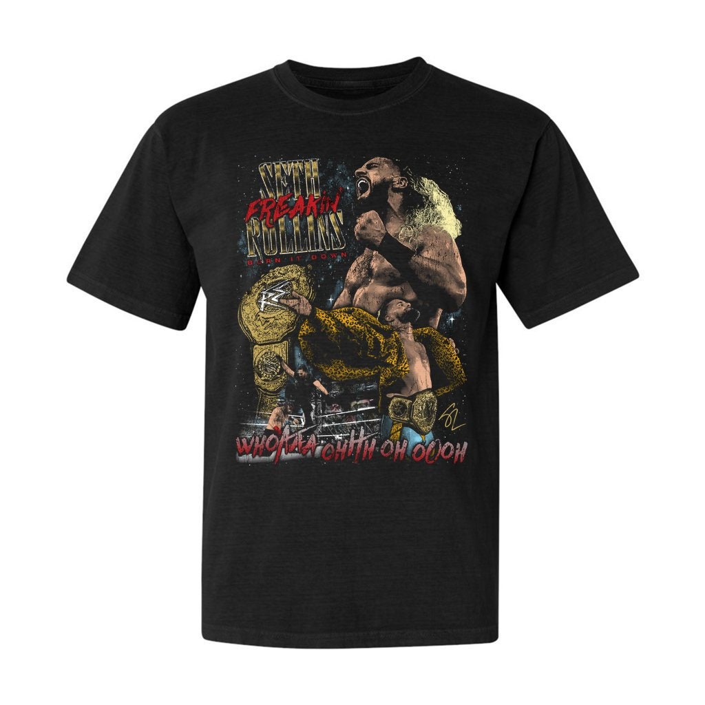 Seth Rollins Vintage Shirt, Seth Freakin' Rollins Vintage Wrestling ...