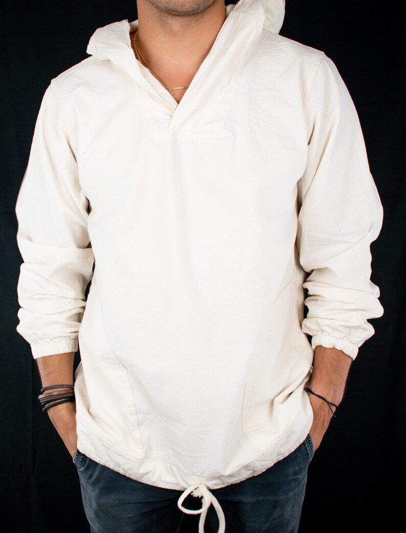 The Beige Summer Pullover Unisex 100% Cotton Light and Breezy Long ...