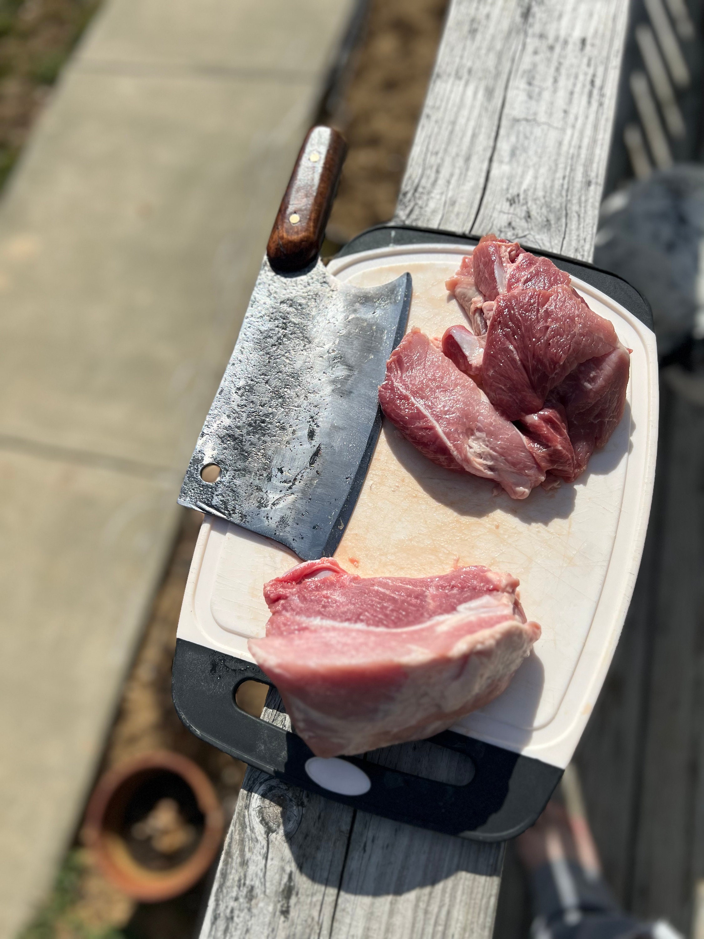 Blacksmith Butcher Cleaver - Etsy