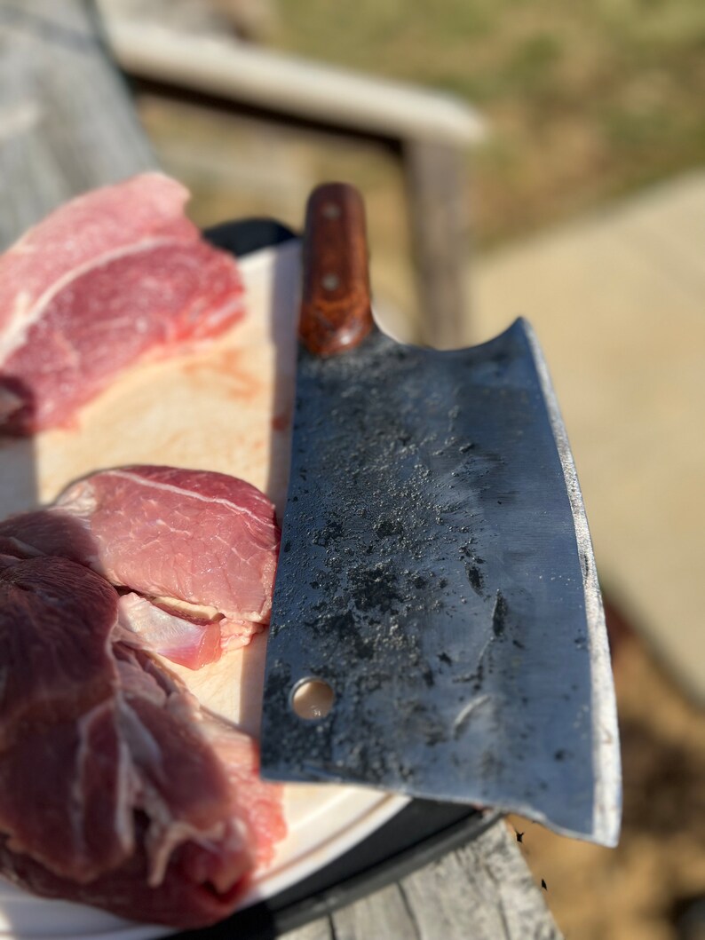 Blacksmith Butcher Cleaver - Etsy