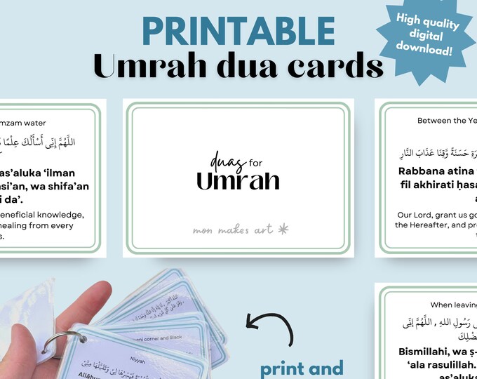Makkah Dua Cards - Etsy