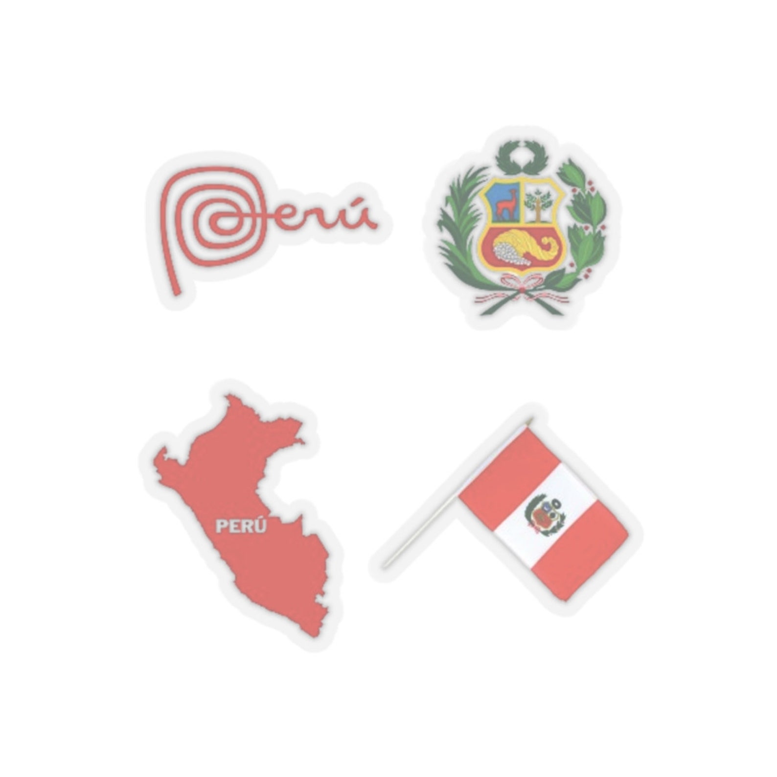 Peru Stickers, Peruvian Stickers, Marca Peru, Peruvian Flag Sticker - Etsy