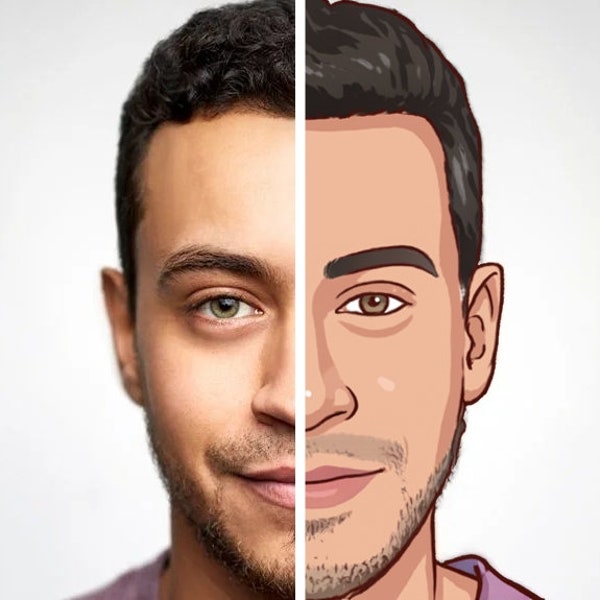 Cartoon Profile Pic - Etsy