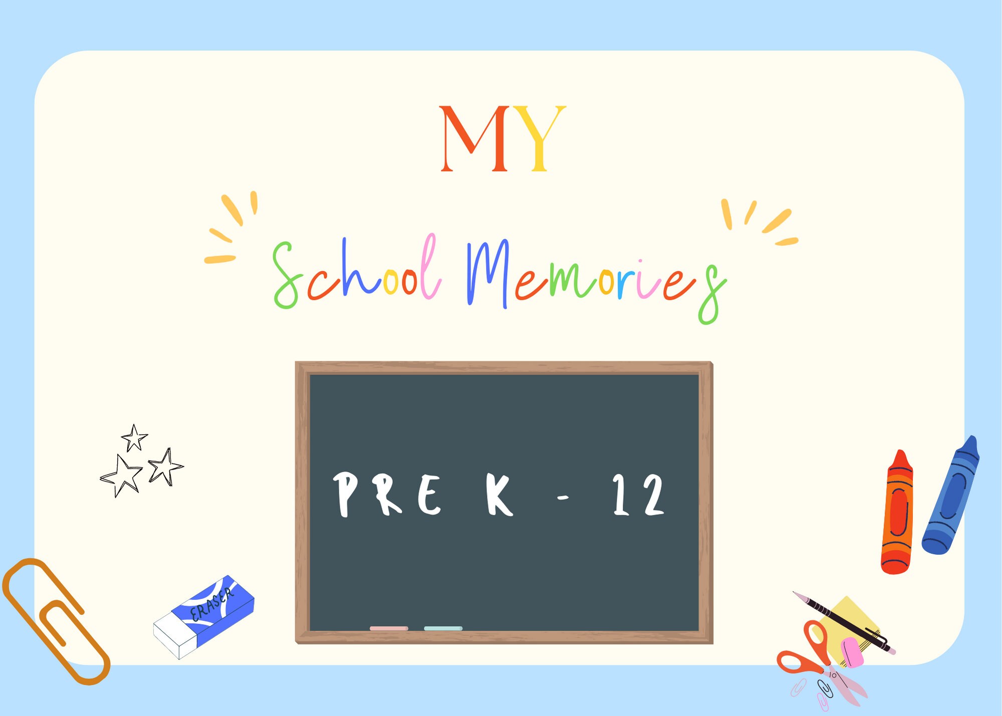 School Memories Clipart