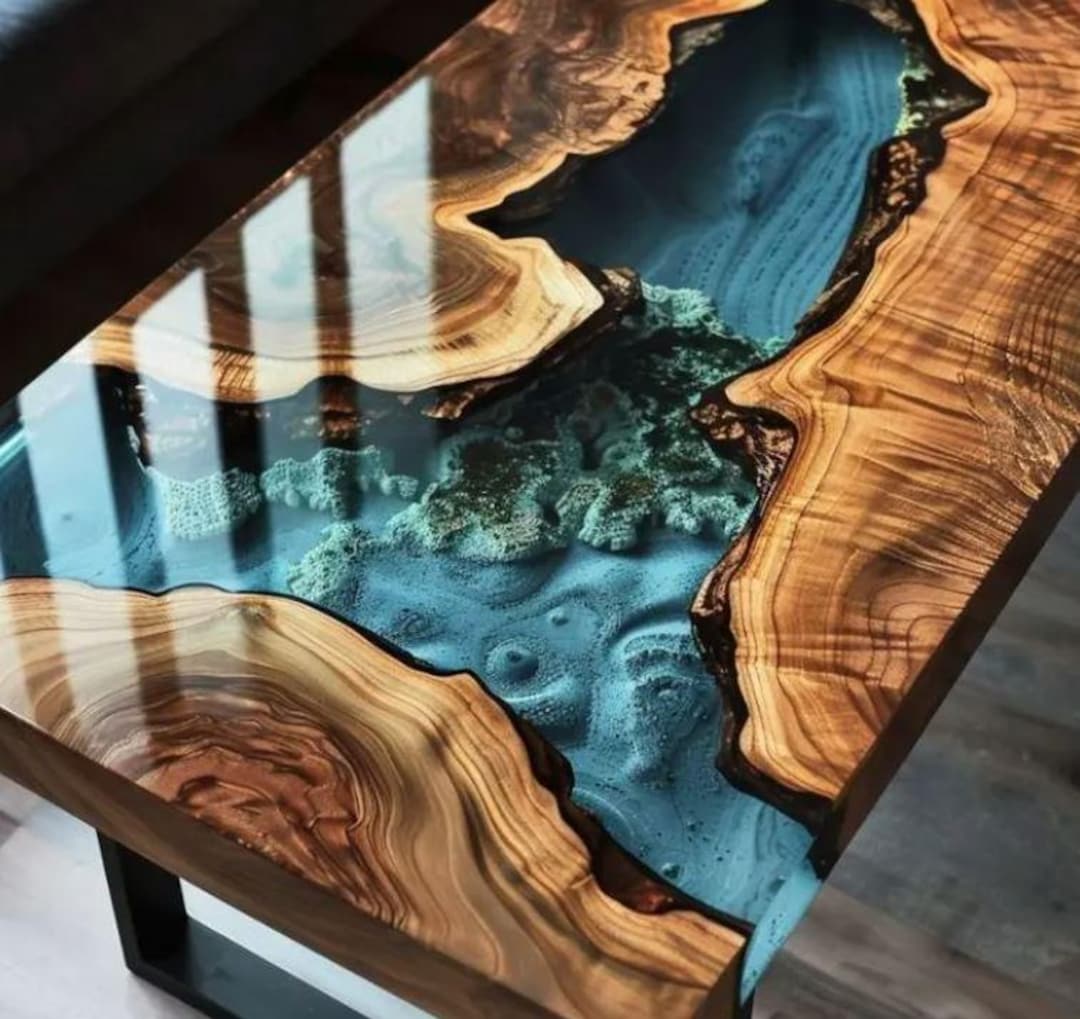 Epoxy Table, Custom Dining Table, Coffee Table, Live Edge Table, Epoxy ...