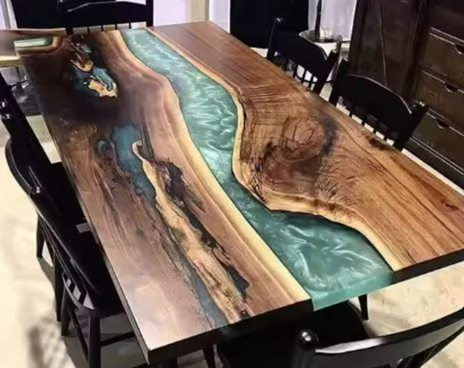 Epoxy Table, Custom Dining Table, Coffee Table, Live Edge Table, Epoxy ...
