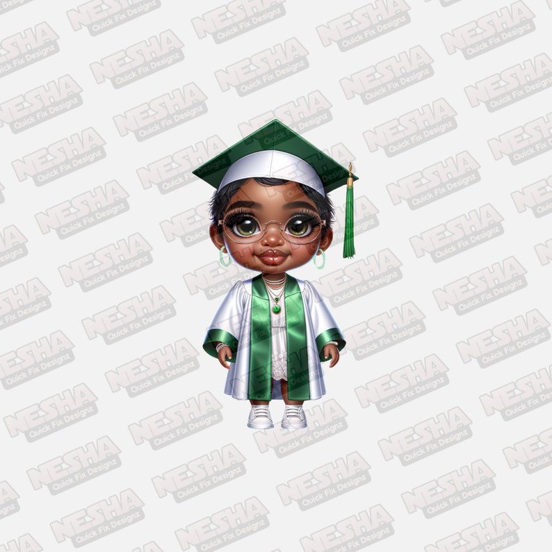 Graduation Chibi, Chibi Clipart, Chibi Bundle, Chibi PNG, Chibi SVG ...