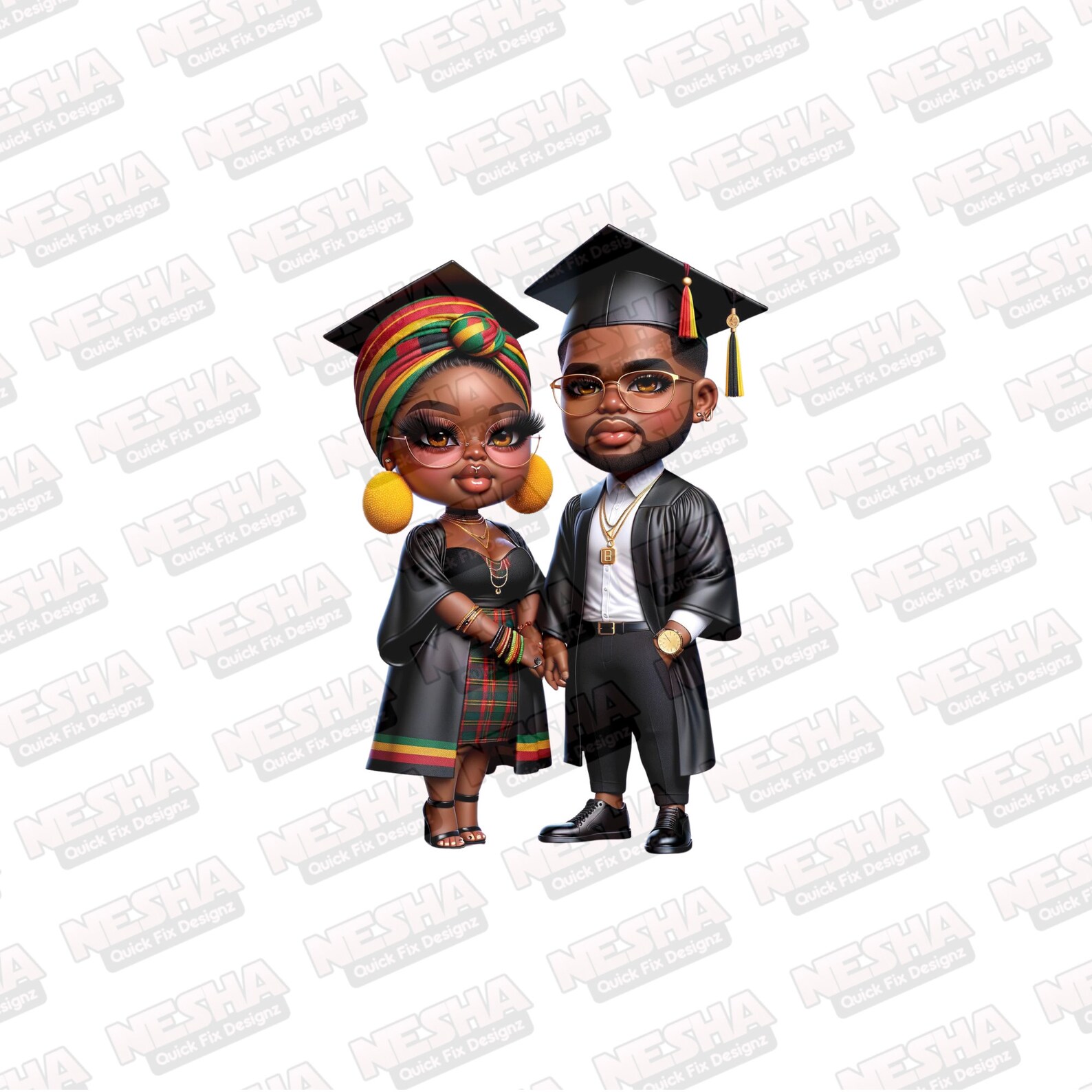 Graduation Chibi, Chibi Clipart, Chibi Bundle, Chibi Png, Chibi Svg ...