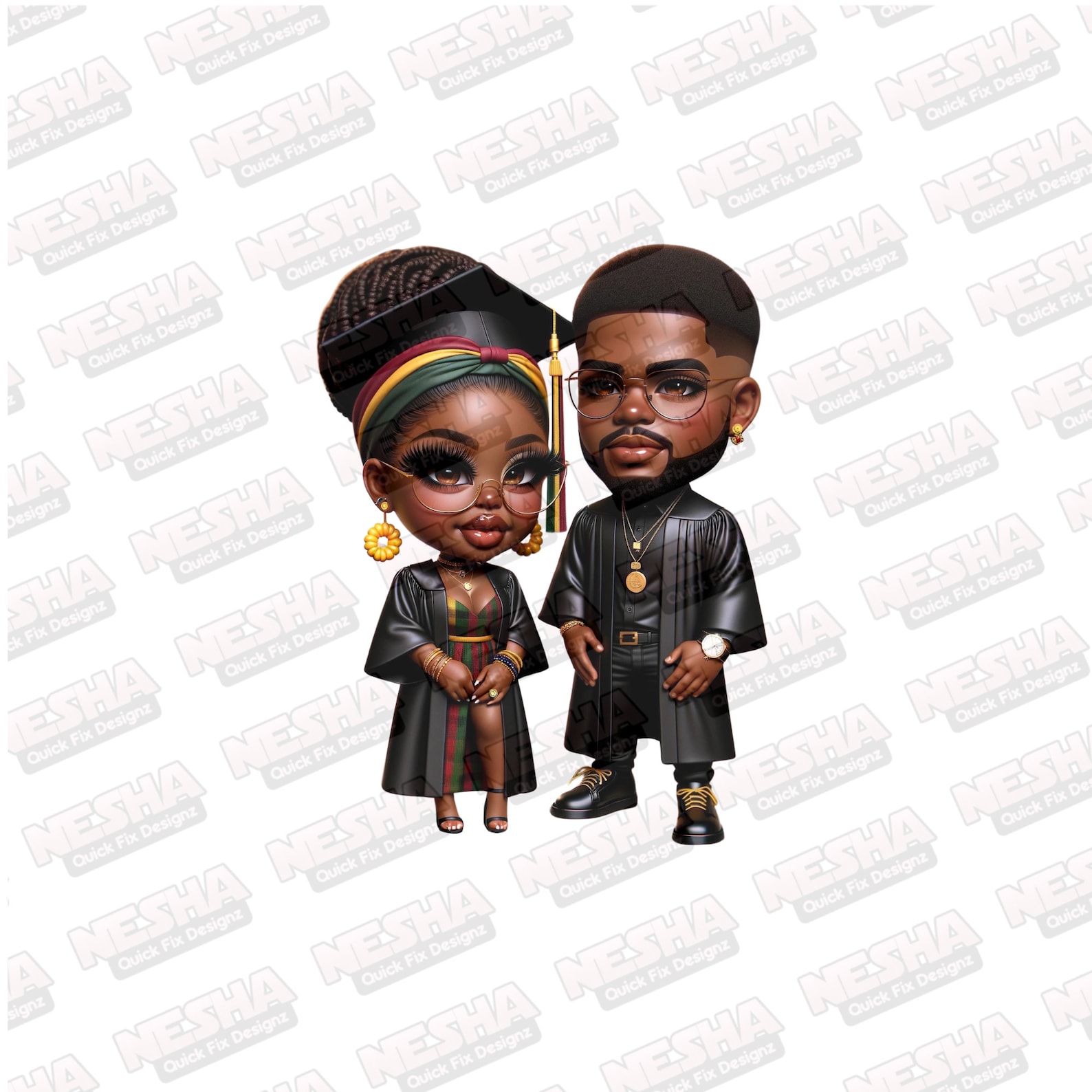 Graduation Chibi, Chibi Clipart, Chibi Bundle, Chibi Png, Chibi Svg, Couple Clipart College ...