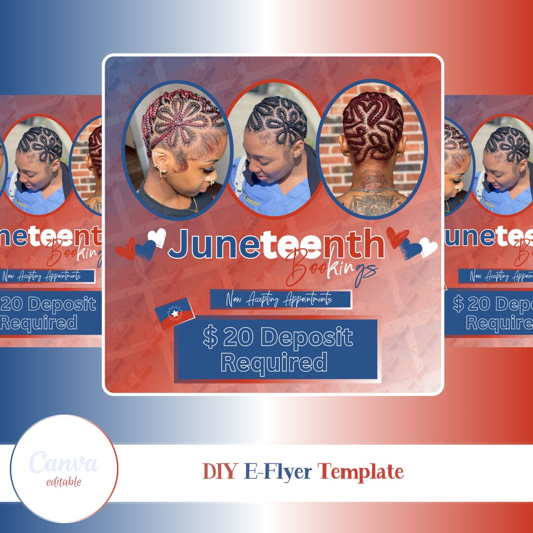Juneteenth Best Seller Flyer, Free-ish Flyer, Book Now Flyer, Instagram ...