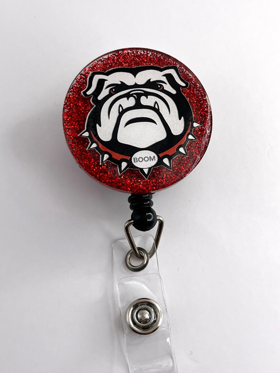 University of Georgia Bulldogs, Boom, ID Retractable Badge Holder ...