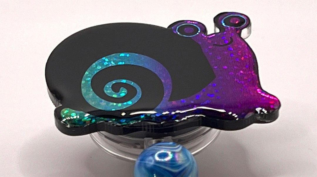 Snail Badge Holder, Badge Reel, Retractable ID Badge, Lanyard, Nurse ...