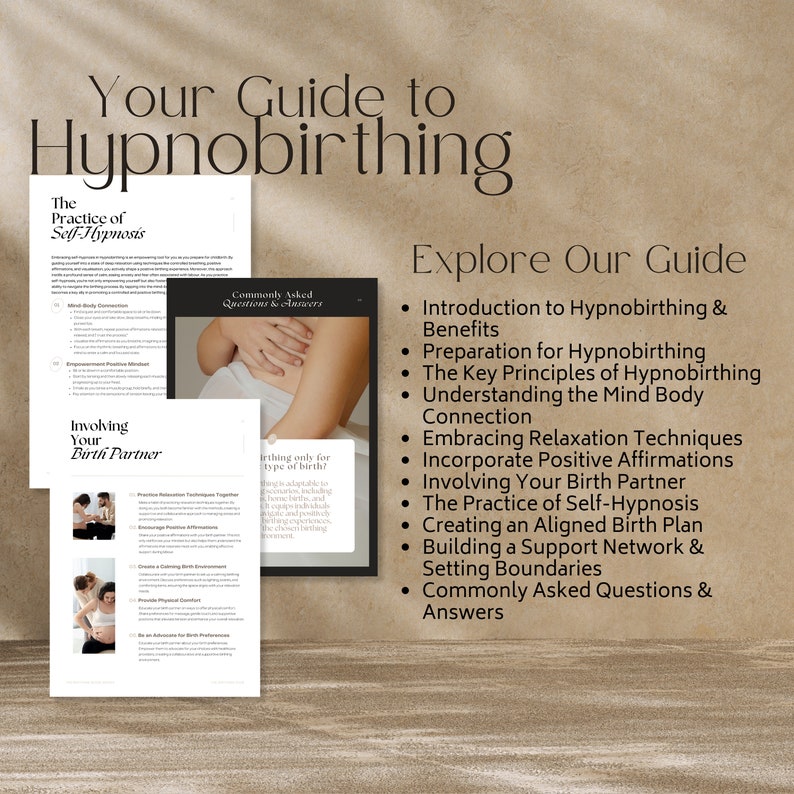 The Birthing Series: Your Guide to Hypnobirthing - Etsy