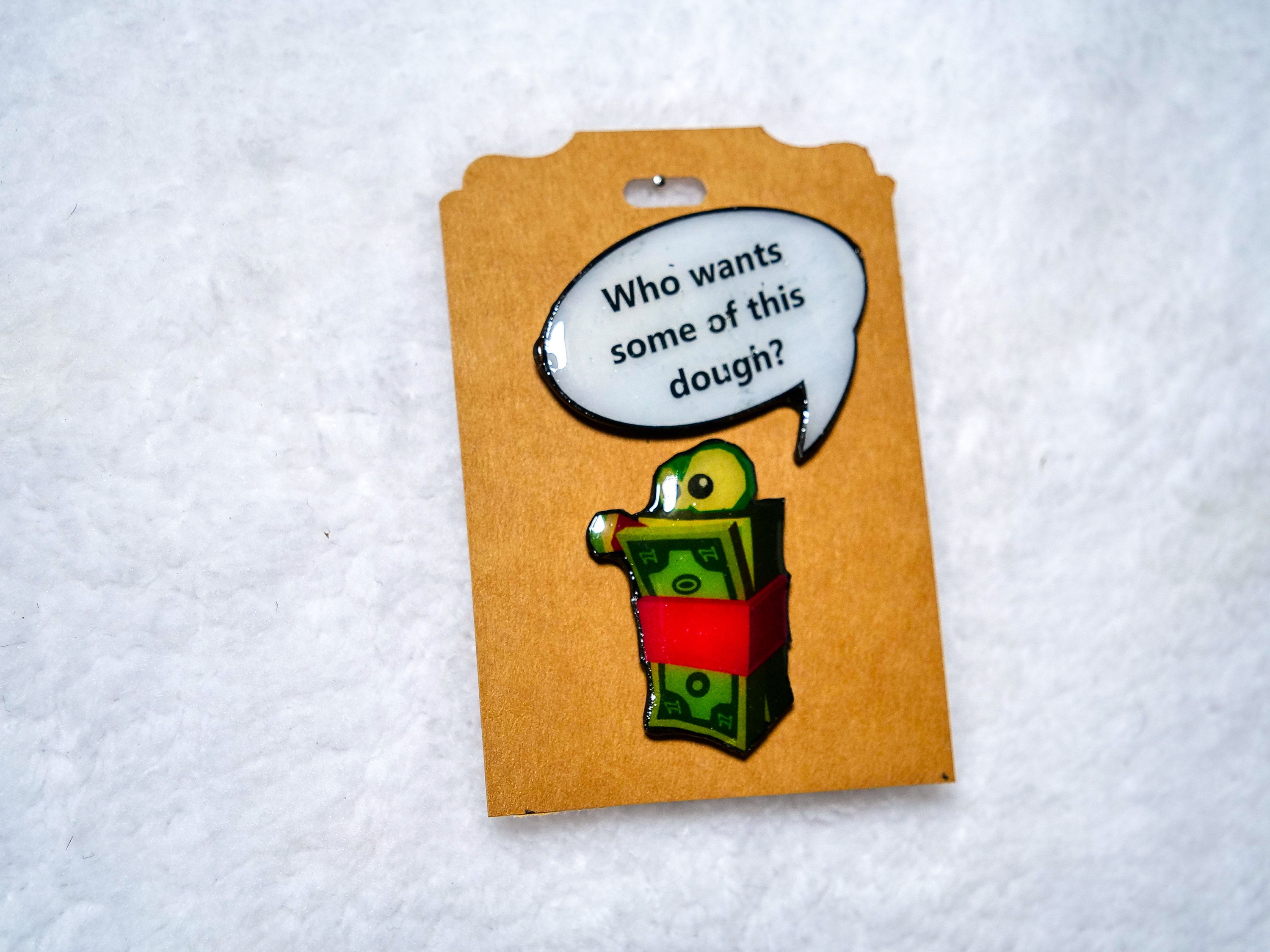 Handmade Conkers Bad Fur Day Pins and Speech Bubble Pins - Etsy