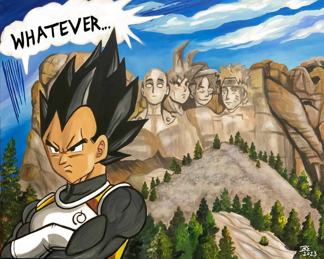 Mount Rushmore Anime Art Print by Artist Blanca Estrada Whatever Funny ...
