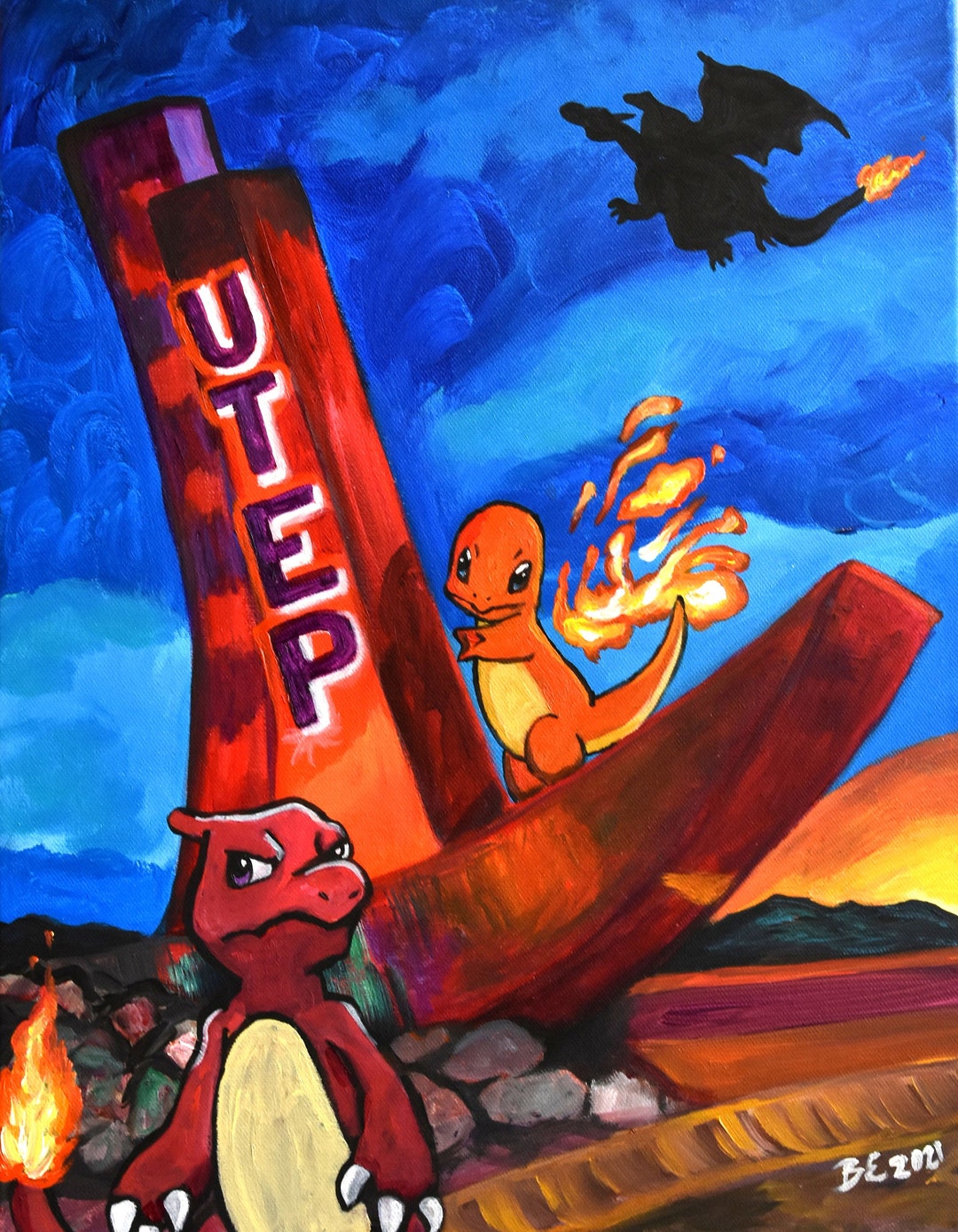 El Paso Texas University UTEP Pick - Etsy