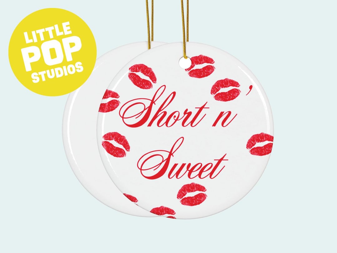 Short N Sweet Sabrina Ornament, Pop Culture Christmas Ornament, Music ...