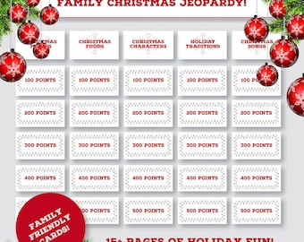 Christmas Jeopardy Printable Game, Printable Games for Christmas ...