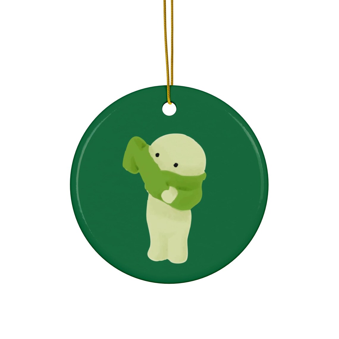 Smiski Gift, Smiski Dressing Christmas Ornament, Cute Holiday Decor ...