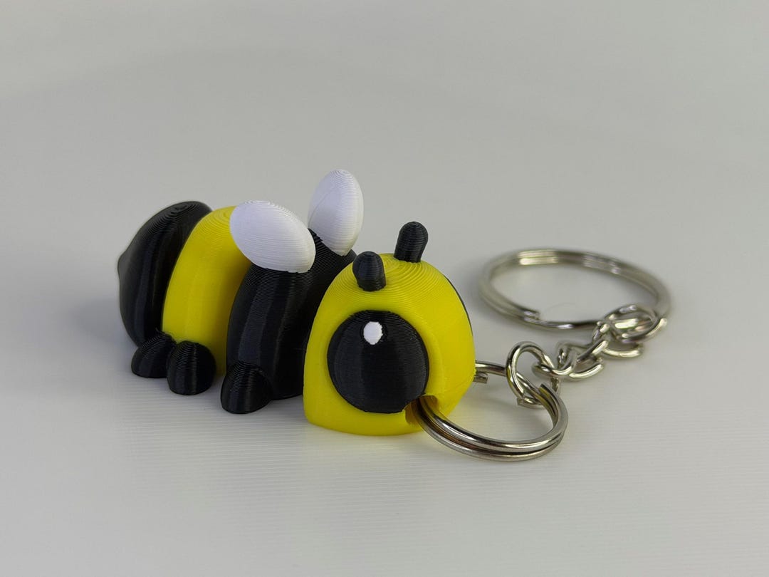 Bumble Bee Keychain 3D Printed - Etsy