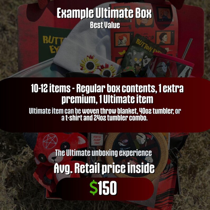 The Horror Mystery Box | Spooky Gift Idea • Exclusive Horror Merch ...